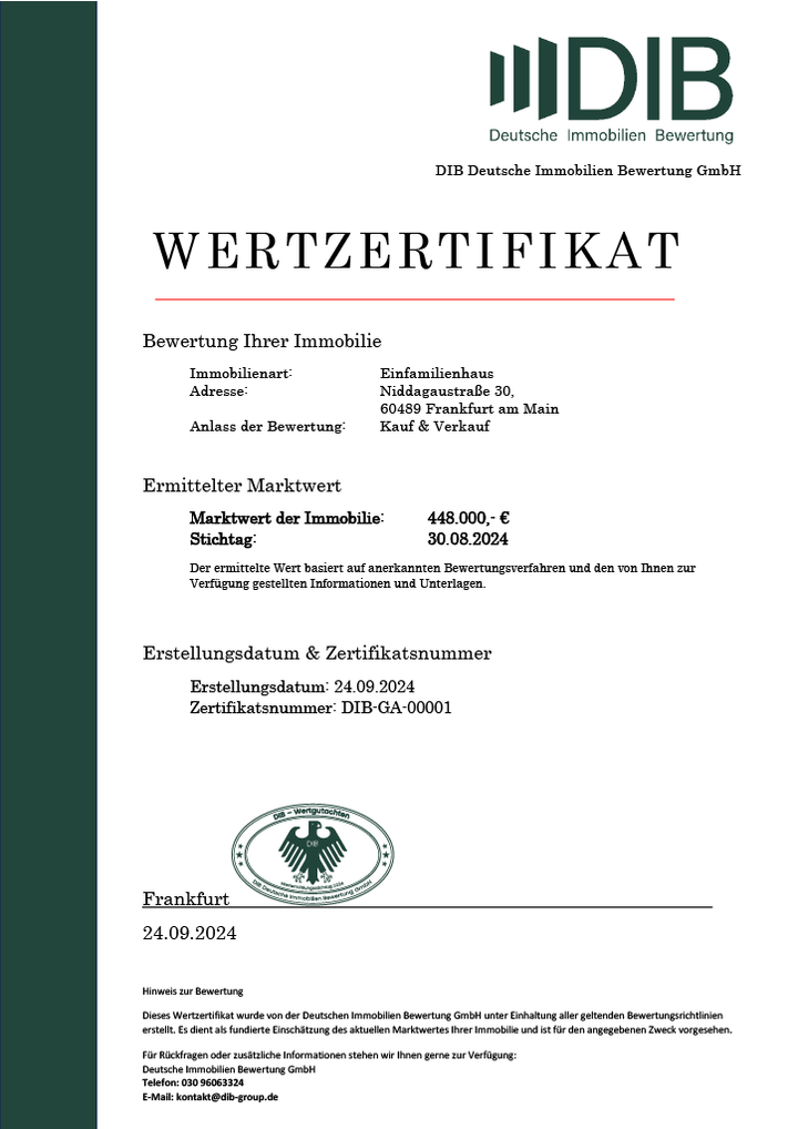 DIB Deutsche Immobilien Bewertung – DIB Shop